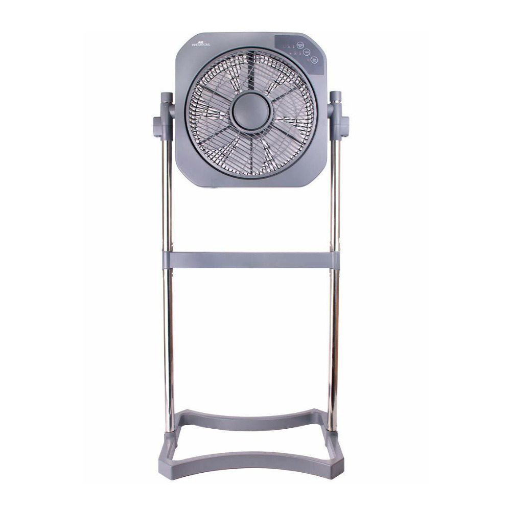 FAN17-PLAT Air Innovations 12-Inch 2-in-1 Swirl Cool Fan with Cord Wrap ...