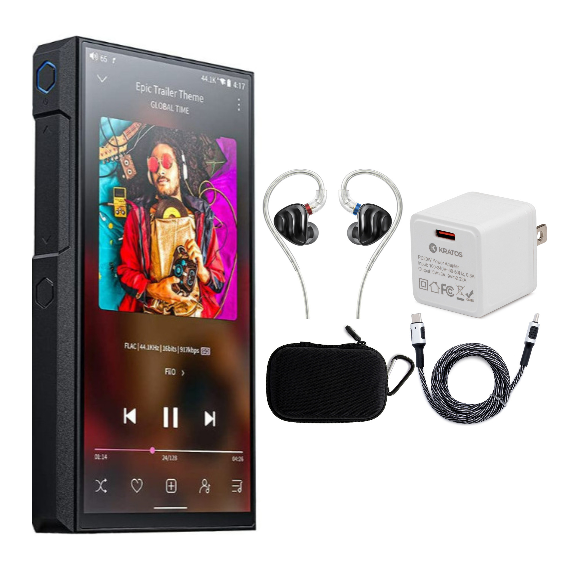 FIIO FIIOM11PLUSK1 FiiO M11 Plus Music Player MP3/MP4 High Resolution ...